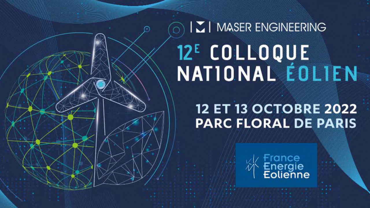 Maser Engineering au Colloque National éolien 2022 à Paris