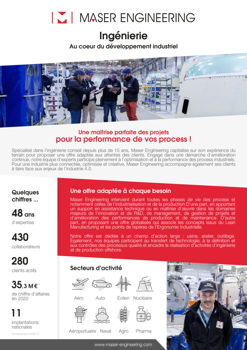 Maser Engineering - Spécialiste du Conseil en Ingénierie Industrielle