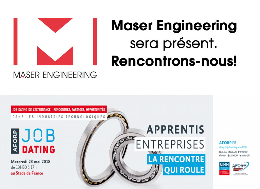 L'AFORP Job Dating accueille Maser Engineering ! - Maser Engineering L'AFORP Job Dating accueille Maser Engineering ! - Maser Engineering